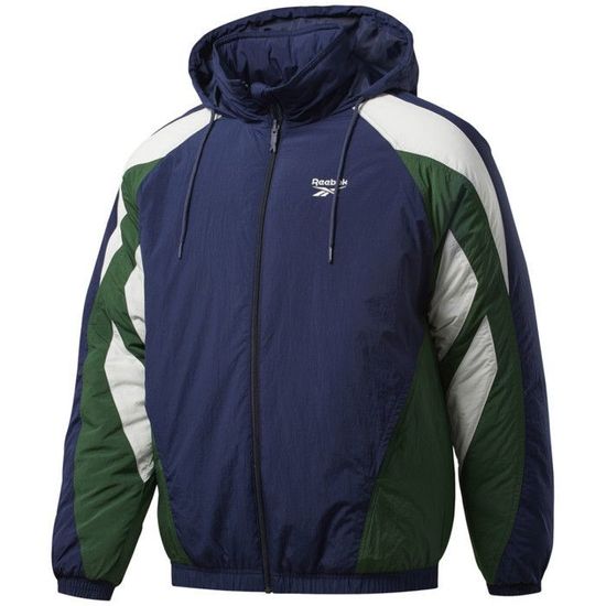 Veste Reebok Classics Twin Vector Puff Jacket - Homme - Bleu marine ...