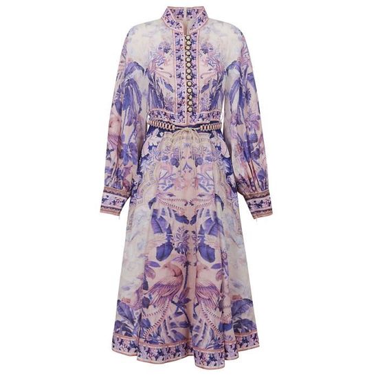 ZIMMERMANN FEMME 3915DSS224BIANCO BLANC AUTRES MATÉRIAUX ROBE Blanc ...