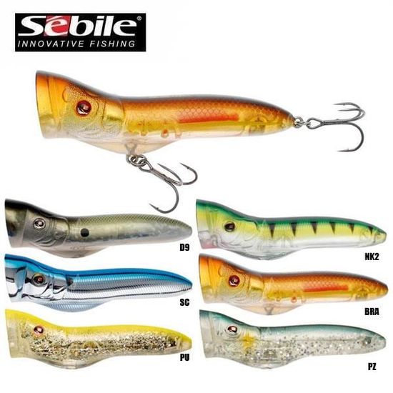 LEURRE DE PECHE DE SURFACE SEBILE SPLASHER 90 Modèle: NK2 - Cdiscount Sport