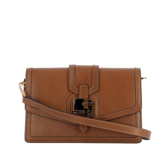 SERAPIAN FEMME SMAINWLL6911M28B254 MARRON CUIR SAC PORTÉ ÉPAULE ...