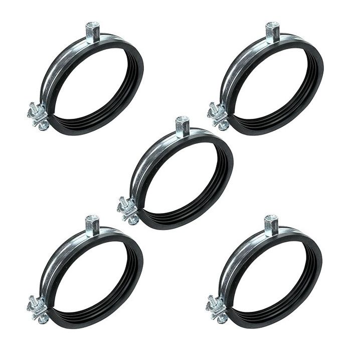 AERZETIX - C49876 - Lot de 5 Collier isophonique -support fixation avec ...