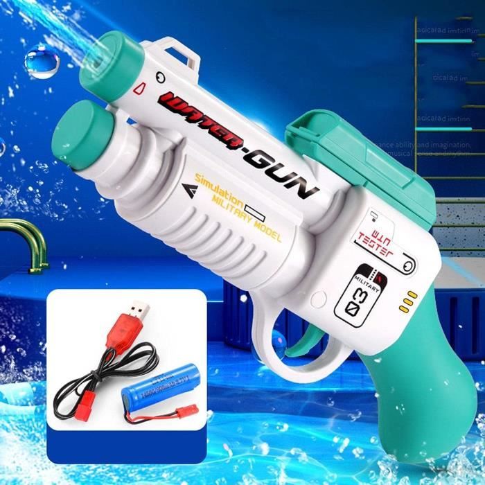 Pistolet À Eau Électrique Puissant Longue Distance Automatique Squirt Water Blaster Pistolets ...