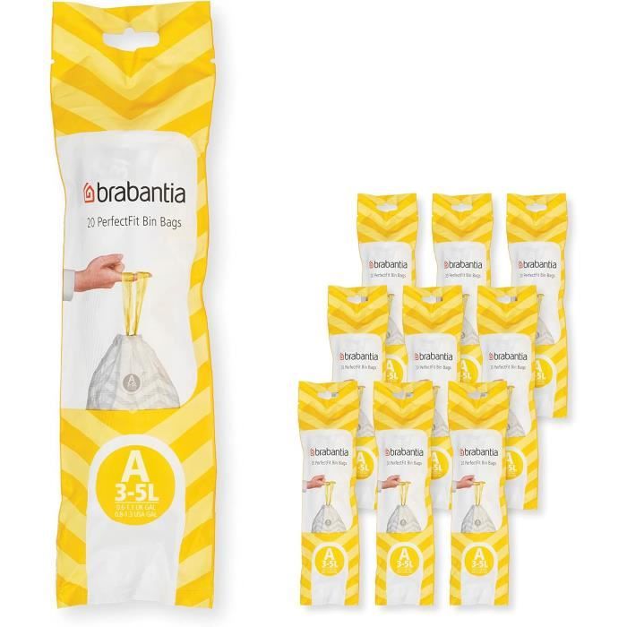 Sacs Poubelle Perfectfit Multipack (Code A - 3L), Ultra Résistant ...