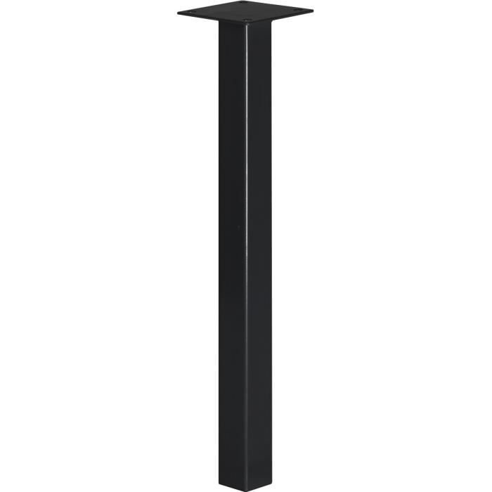 HOLZBRINK 43cm 1x Pied de Table Profil Carré 40x40mm, Support Table ...