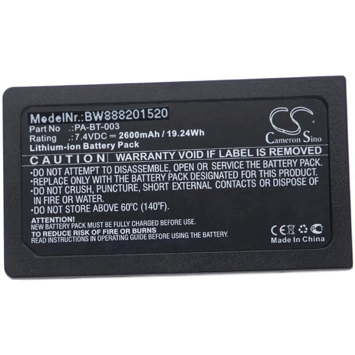 Batterie remplace Brother PA-BT-003 pour imprimante photocopieur Scanner imprimante à étiquette ...