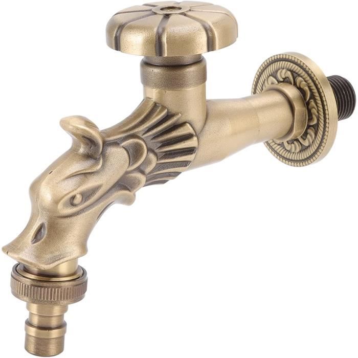 G1-2 Robinet De Jardin Extérieur En Laiton En Forme De Cheval Bec ...