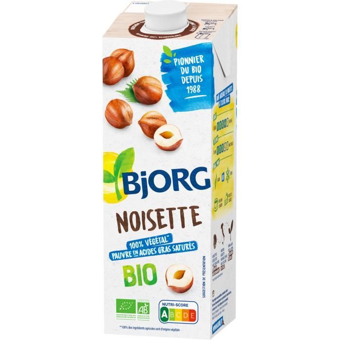 BJORG Boisson Noisette Bio 1l - Cdiscount Au quotidien