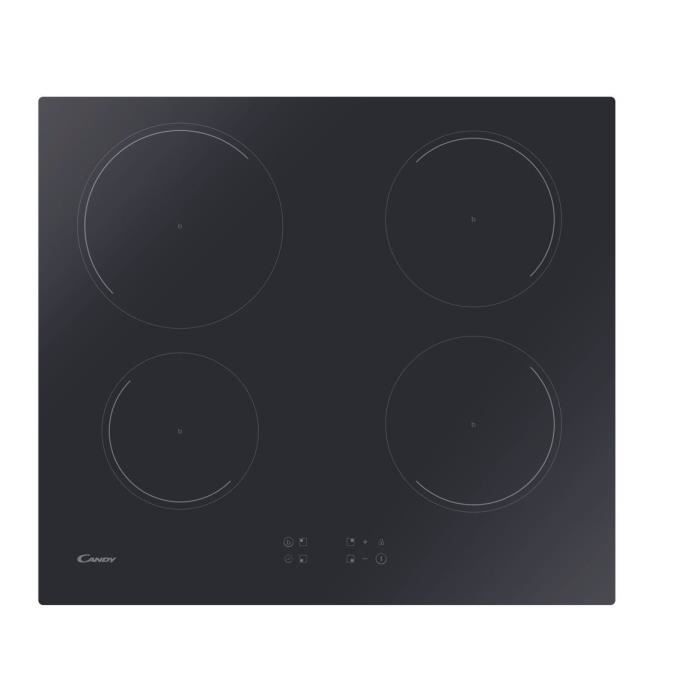 CANDY IDEA CI642C-E14U NOIR INTÉGRÉ 60 CM PLAQUE AVEC ZONE À INDUCTION ...