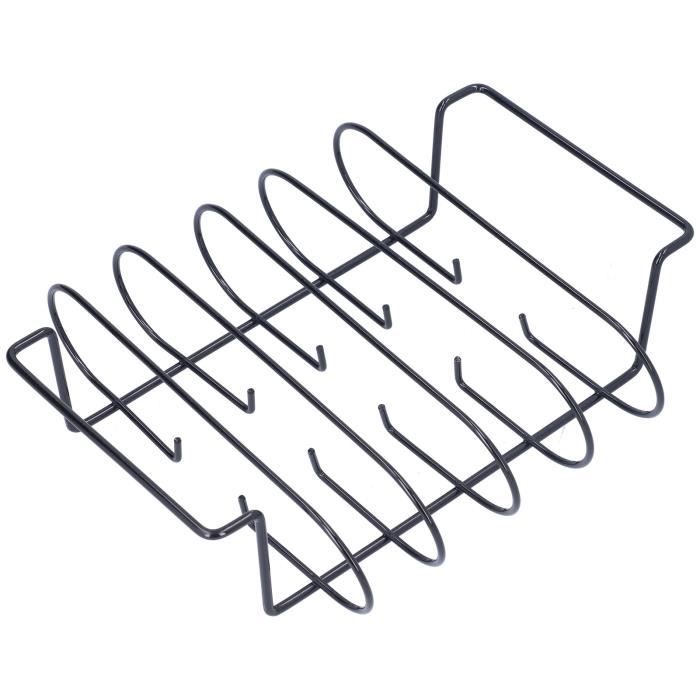 Cikonielf Standing Rib Rack, Non Stick Rib Rack High Temperature ...