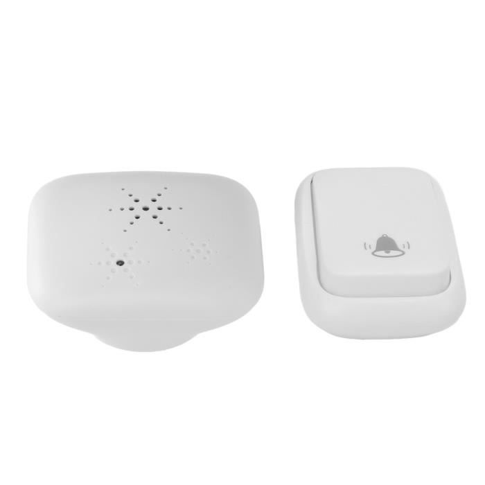 HURRISE sonnette sans fil auto-génératrice Ensemble de sonnette sans ...