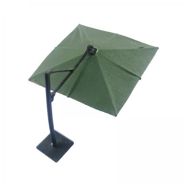 2x 1:64 Miniature Sun Umbrella Model DIY Miniature Dollhouse Kit ...