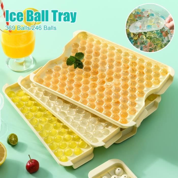 Bac à glaçons - MIOLOE - Mini bacs ronds - Matériau PP - Couvercle ...