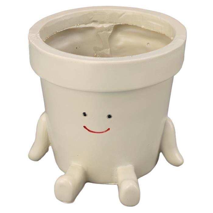 Pot de fleur assis - SURENHAP - Joli pot de fleurs en résine ...