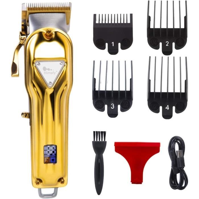 Usb Tondeuse Cheveux Hommes, Professionnelle Tondeuse À Cheveux Barbe Avec 4 Peigne De Guidage ...