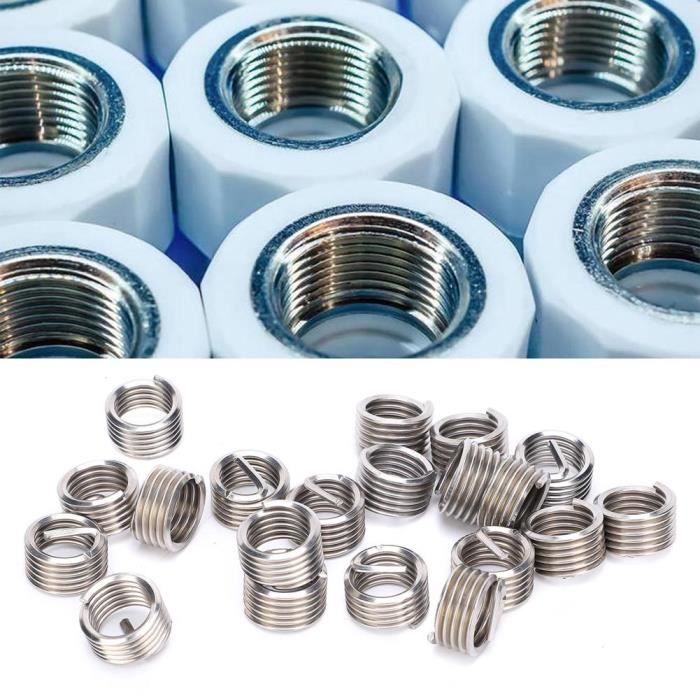 Écrou de réduction de filetage en acier inoxydable 20pcs Inserts de ...