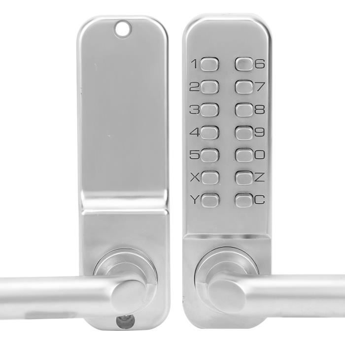 ZJCHAO Serrure de porte mécanique Smart Door Lock, Digital Mechanical ...