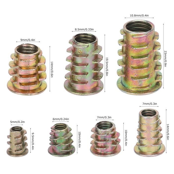 Ecrous en bois pour meubles - ZJCHAO - crou de meuble - tête hexagonale - durable - Cdiscount ...