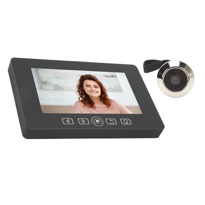 Caméra judas Judas Visionneuse Vidéo Intelligente Sonnette Caméra 4.3in ...