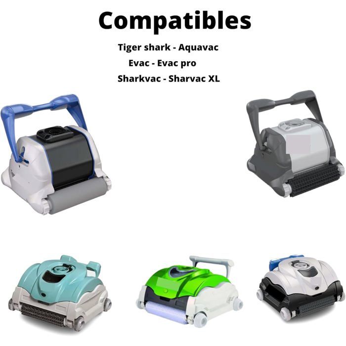 Filtres Robot de Piscine compatibles-Lot de 2- RCX70101(Tiger Shark ...