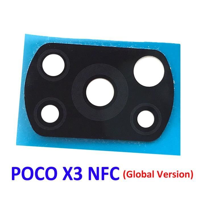 POCO X3 Pro - Lentille De Caméra Arrière En Verre Avec Adhésif, 2 ...