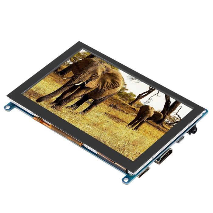 HURRISE Écran LCD Module D'affichage TFT LCD rétroéclairé 5 Pouces avec ...