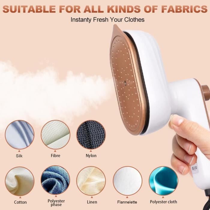 Fer À Vapeur Mini, Fer À Repasser De Voyage Rotative À 180 ° Machine À Repasser Portable ...