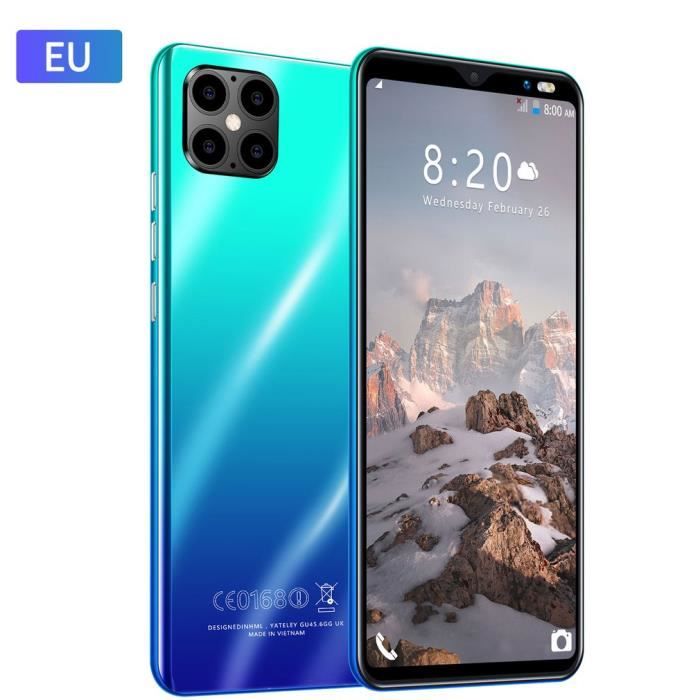 Téléphone portable OUTAD IP12 Mini Dual SIM 5.5" Bleu dégradé - Caméra ...