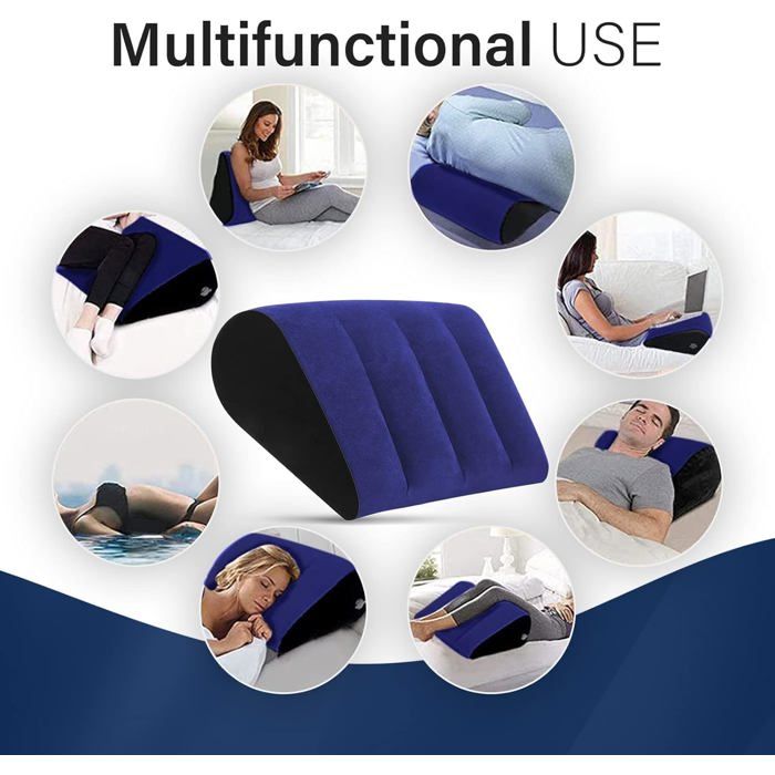 Oreiller Gonflable Triangulaire Anti-Reflux - Coussin de Positionnement ...