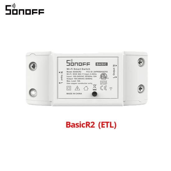 SONOFF BasicR2-SONOFF BasicInter-Joli Wifi DIY, RFR2 ETL, disjoncteur, module minuterie, e ...