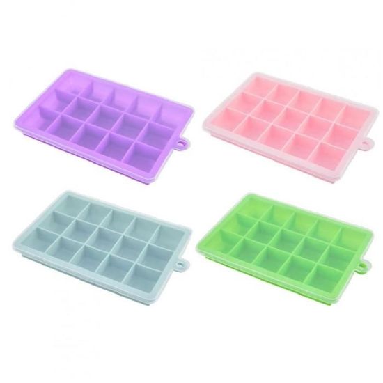 Plateaux de glaçons Cube Silicone Chocolate Moule Easy Libération 15 ...