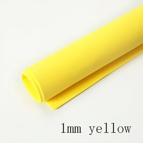 PAPIER CADEAU,YELLOW--Papier mousse découpé et artisanal effet éponge ...