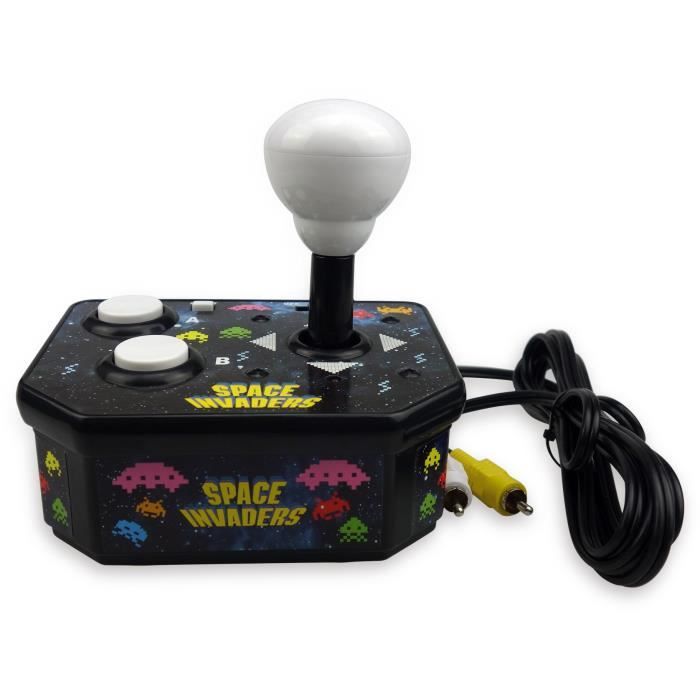 Console avec jeu vidéo intégré Space Invaders TV Arcade Plug & Play ...
