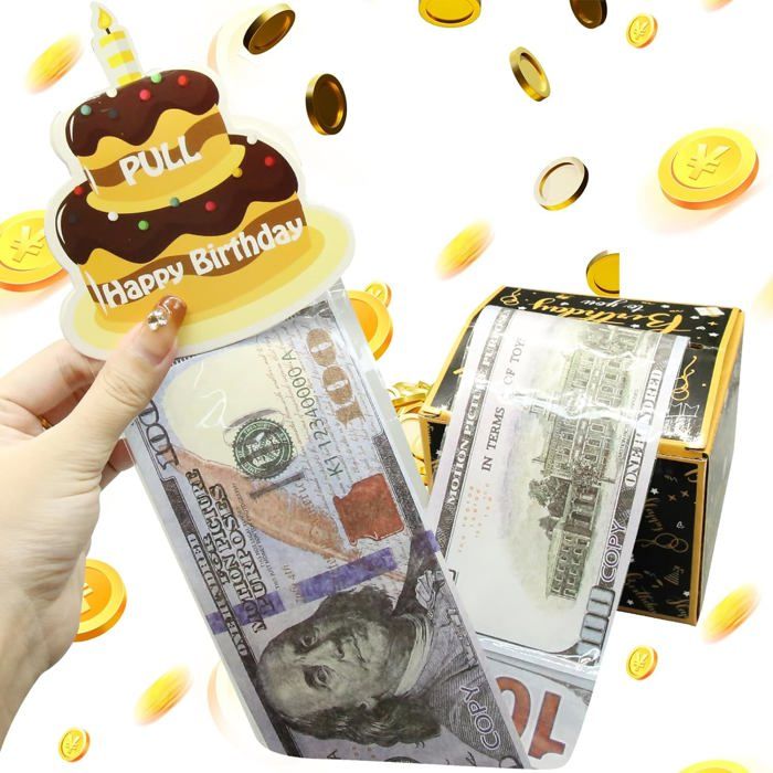 Happy Birthday Day Money Box Tirelire Joyeux Anniversaire Pour Tirer ...