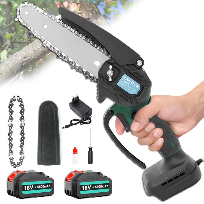 Tronçonneuses sans fil, Sans balais mini tronçonneuse électrique sans ...