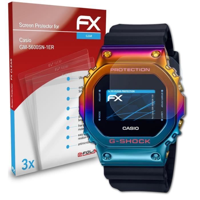 Film de protection montre connectée atFoliX compatible avec Casio GM ...