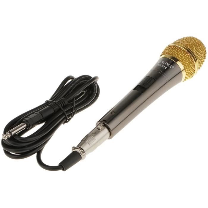 KulfP Microphone à Condensateur Filaire Professionnel PC M10 Studio ...