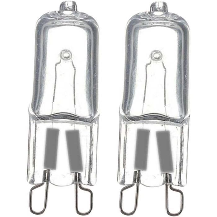 Ampoule G9, lampe halogène G9 à intensité variable, blanc chaud 2800K ...