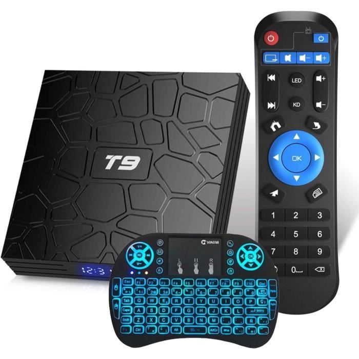 Android TV Box 4 Go De RAM 64 Go De ROM 2022 Android Box 9.0, RK3318 ...
