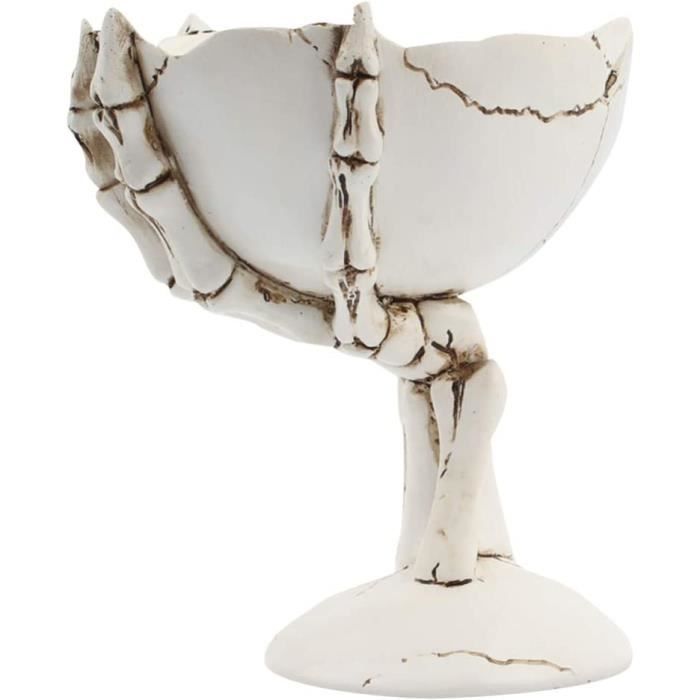 AJW-Squelette porte-bonbons Halloween tête de mort pour bonbons et ...