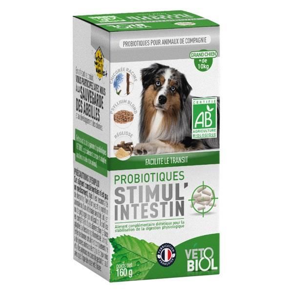 Probiotiques - Vetobiol - Stimul'Intestin - Bio - 160g - Pour Grand ...
