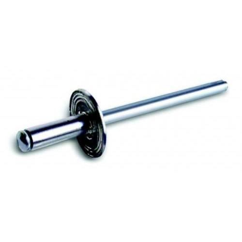 Rivet tubulaire en aluminium tête large 4x18 (Box 250 unités) Dame ...