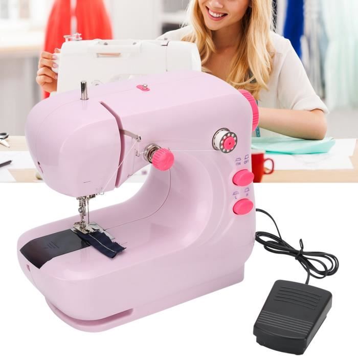 Machine à coudre de table portable Overlock outil de broderie ...