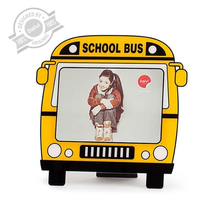 Cadre School Bus 13x18 - Cdiscount Maison