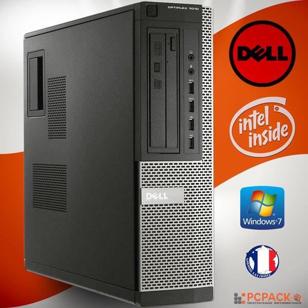 UNITE CENTRALE - PC BUREAU DELL OPTIPLEX 3010 DESKTOP INTEL RAM 4 GO HDD 500 GO WINDOWS 7 PRO ...