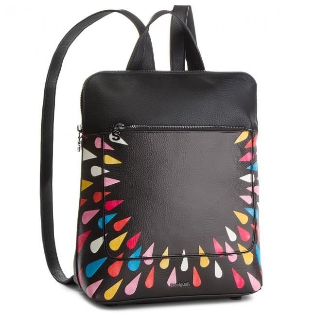 DESIGUAL - SAC A DOS Modèle TEARS SPLATTER Noir - Cdiscount Bagagerie ...