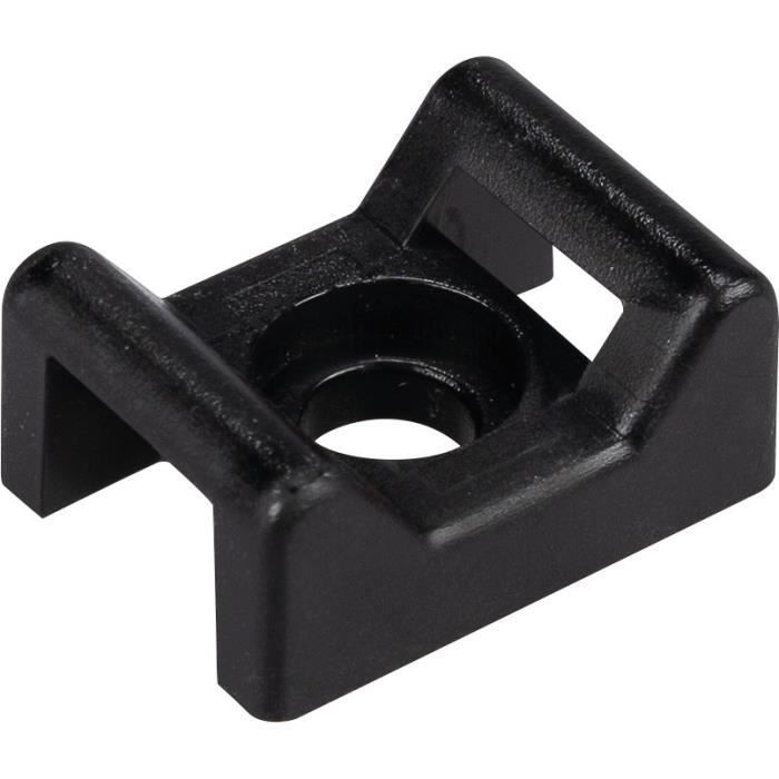 Embase pour collier à visser - DHOME - Noir - Vendu par lot de 100 ...