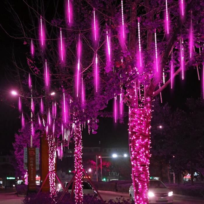 Led Meteor Shower Rain Lights 50Cm 10 Tubes 480 Leds Cascadable Led ...