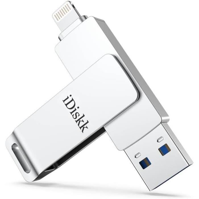 Clé Usb 128G Lightning Pour Iphone, Cle Usb Iphone Certifiée Mfi Pour ...