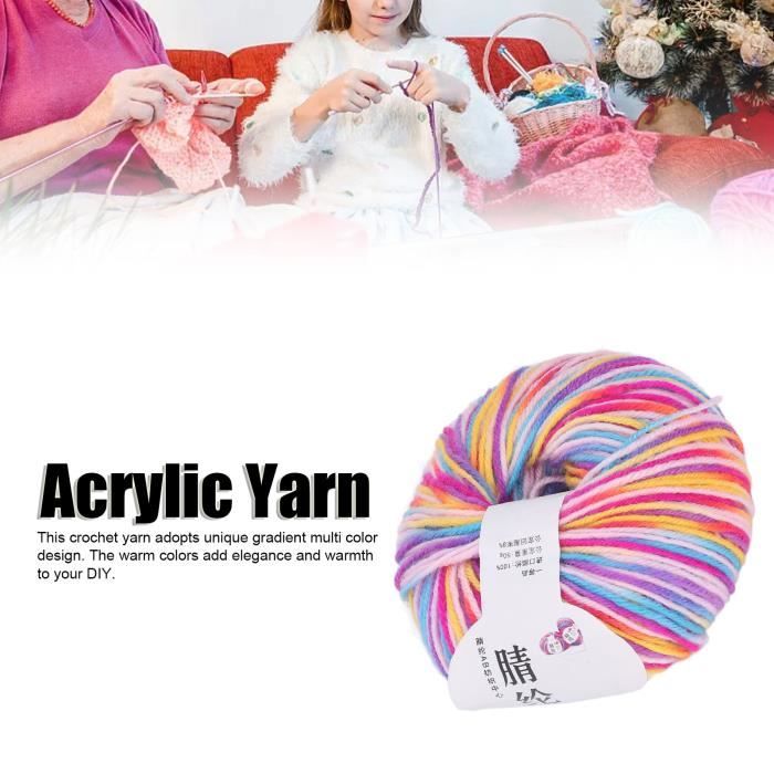 ROM Fil acrylique épaisseur moyenne dégradé multicolore Durable ...