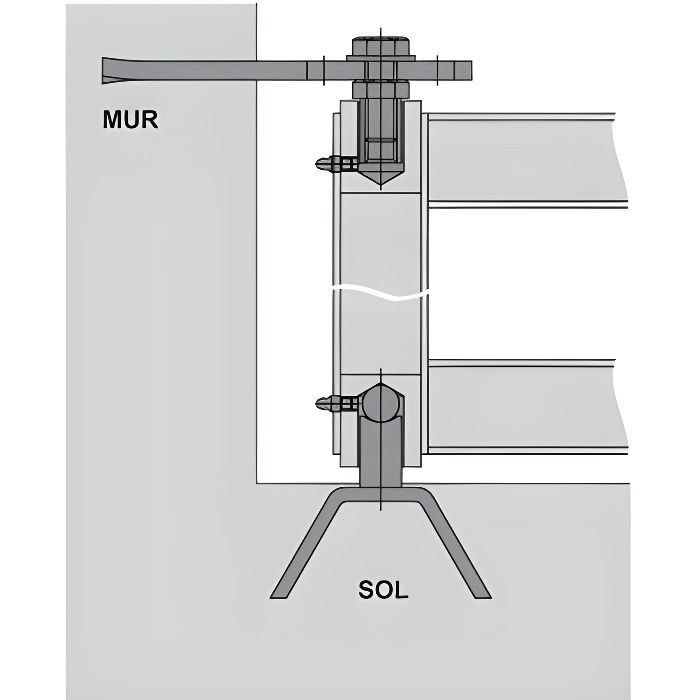 PIVOT DE PORTAIL METALLIQUE SERIE 400 - Achat / Vente accessoire de ...